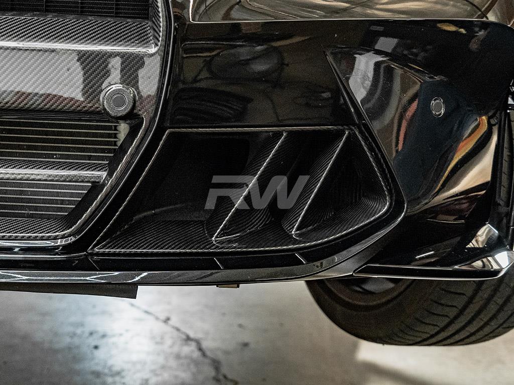 BMW G80 M3 G82 M4 G83 M4 Carbon Fiber Dual Fin Duct Trims 2021+